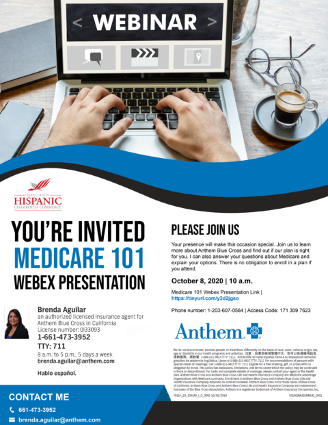 Medicare 101 Webinar | Kern County Hispanic Chamber of Commerce